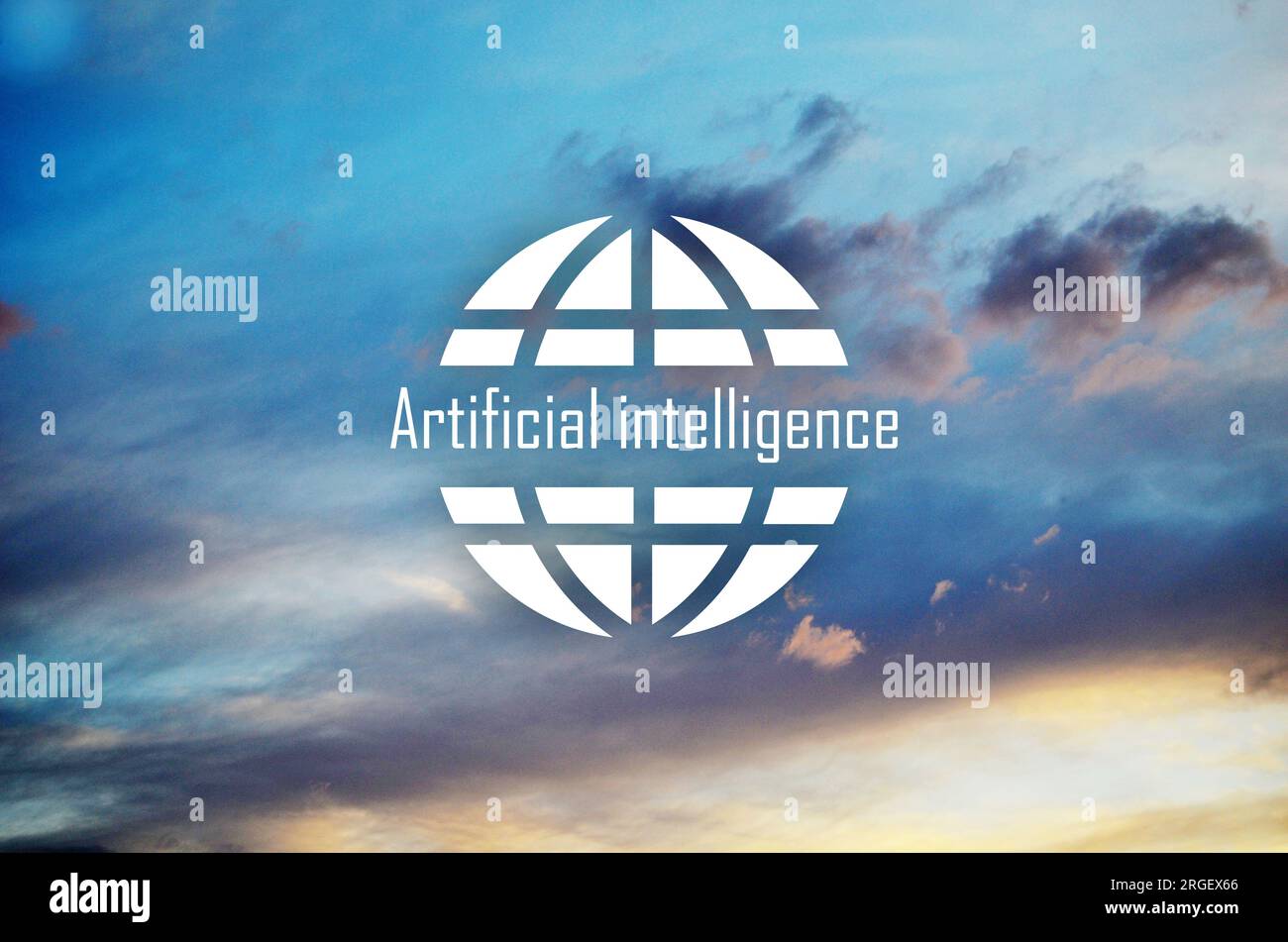 Digital ai icon outline hi-res stock photography and images - Alamy