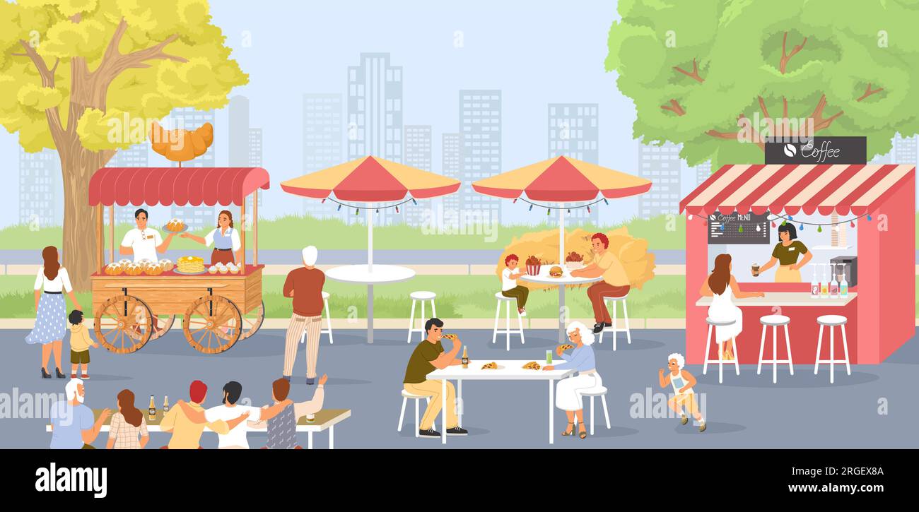 Retail park with character hi-res stock photography and images - Alamy