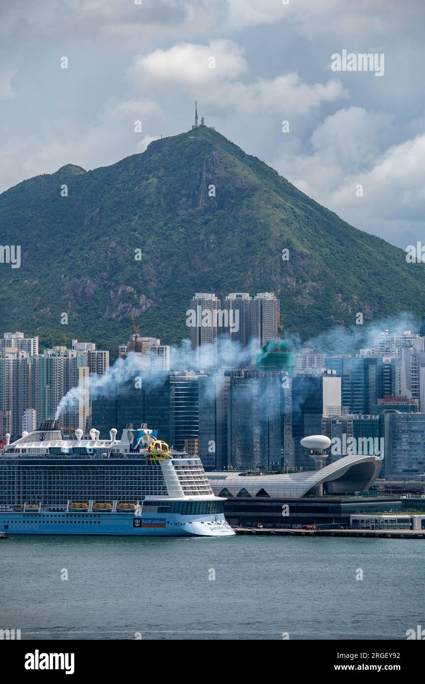 Hong Kong. 04th Aug, 2023. Royal Caribbean Internationalís Spectrum of ...