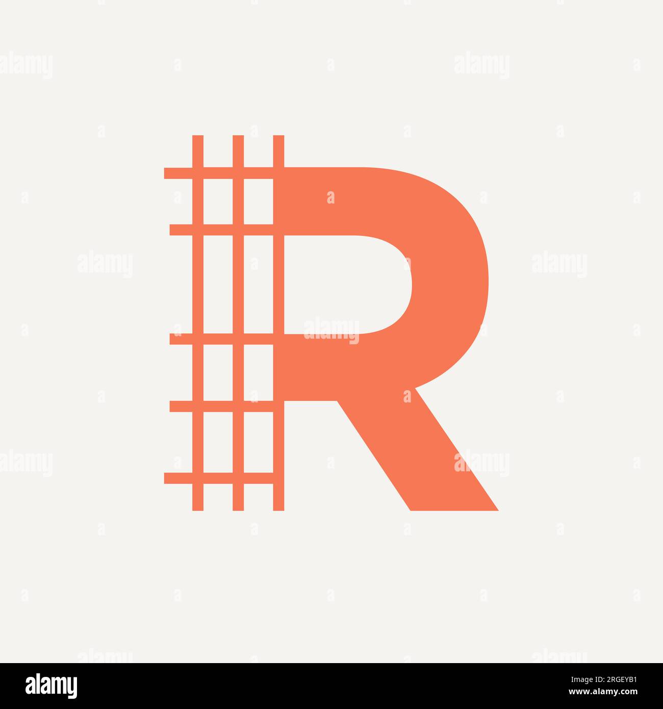 Letter R Architecture Logo Design. Architect and Construction Symbol ...