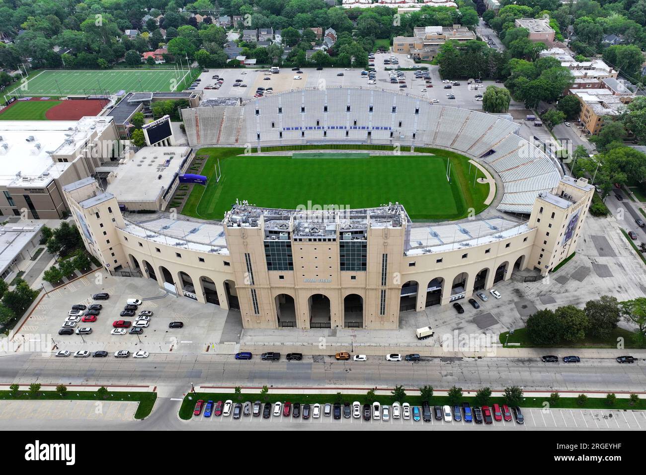 Northwestern University Campus Aerial