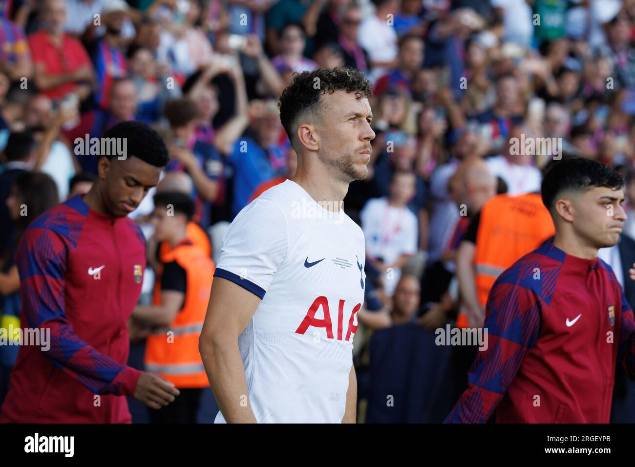Barcelona, Spain. 8th Aug, 2023. Perisic in action during the Joan ...