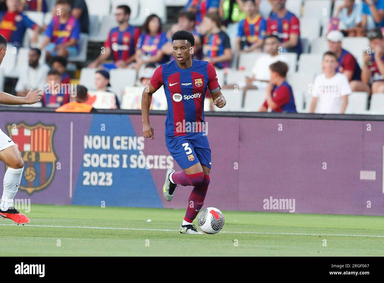 Barcelona, Spain. 8th Aug, 2023. Alejandro Balde (Barcelona) Football ...