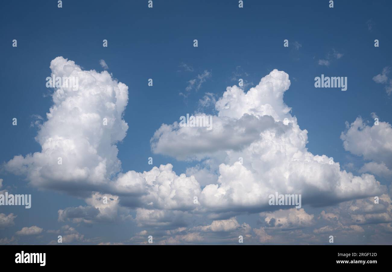 Low angle view to sky with clouds Stock Photo - Alamy