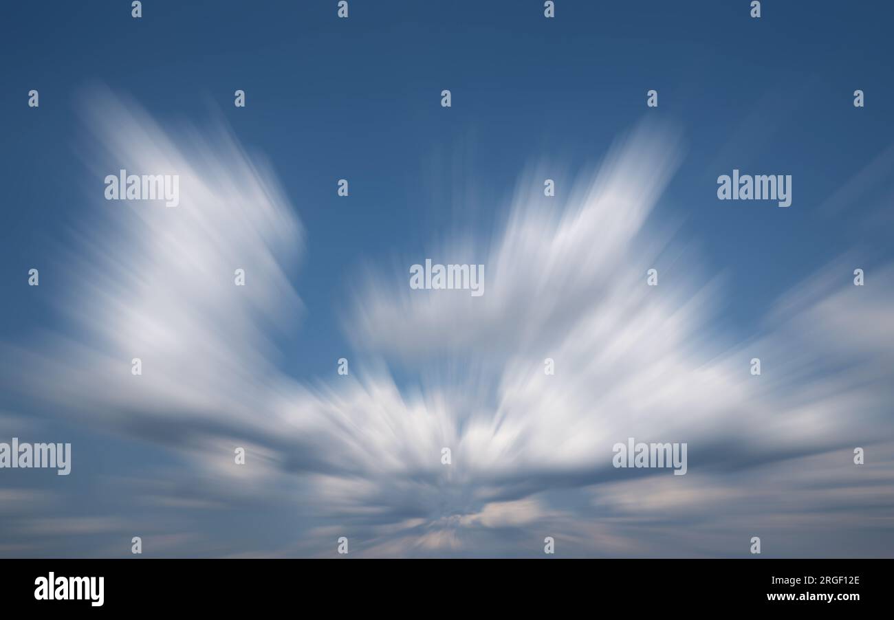 Low angle view to sky with clouds Stock Photo - Alamy