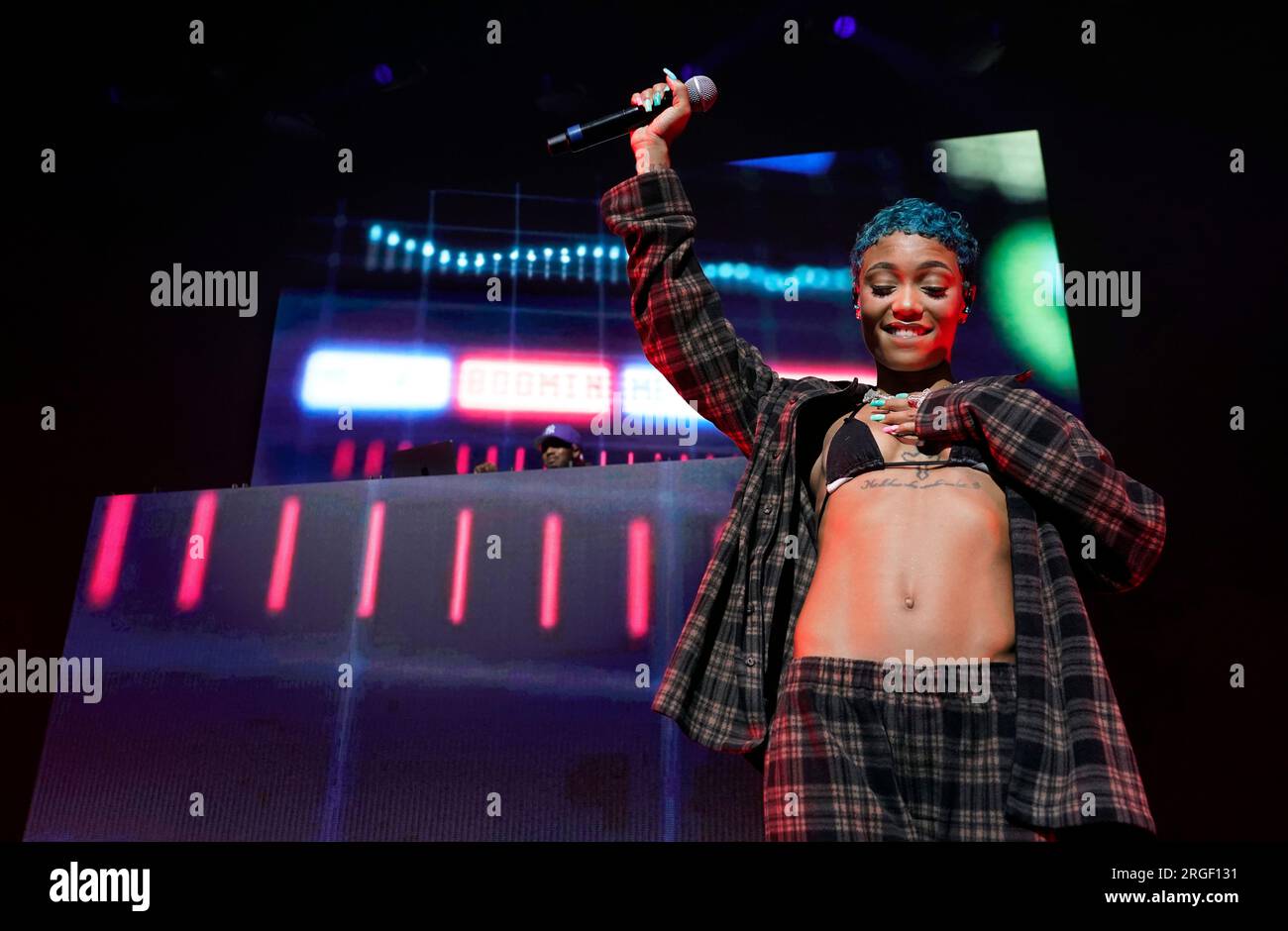 Rapper Coi Leray makes a guest appearance during Metro Boomin's set at ...