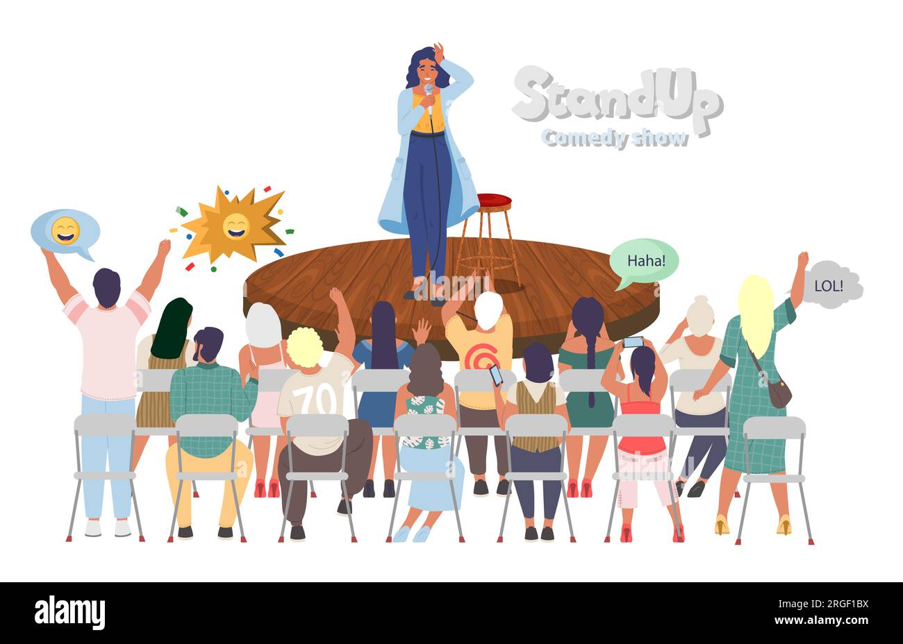 Stand up show comedy Cut Out Stock Images & Pictures - Alamy