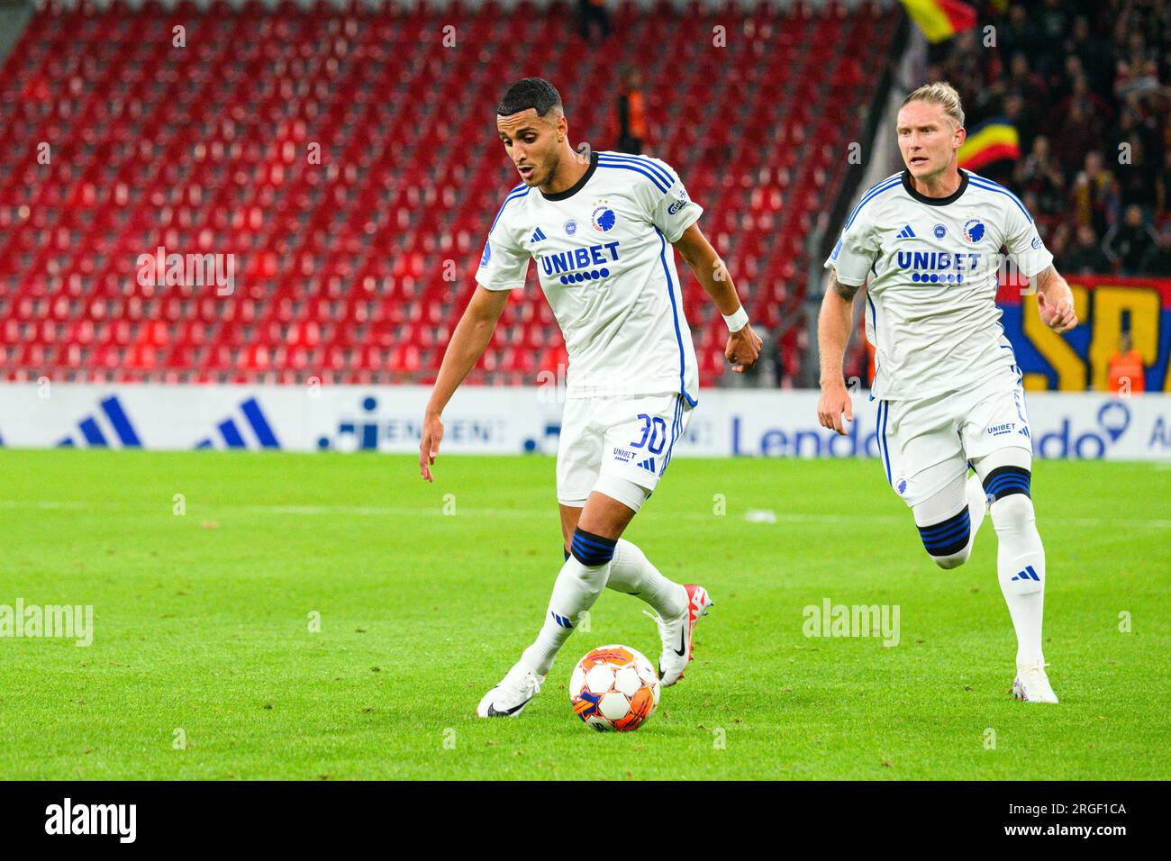 Copenhagen, Denmark. 08th Aug, 2023. Elias Achouri (30) of FC ...