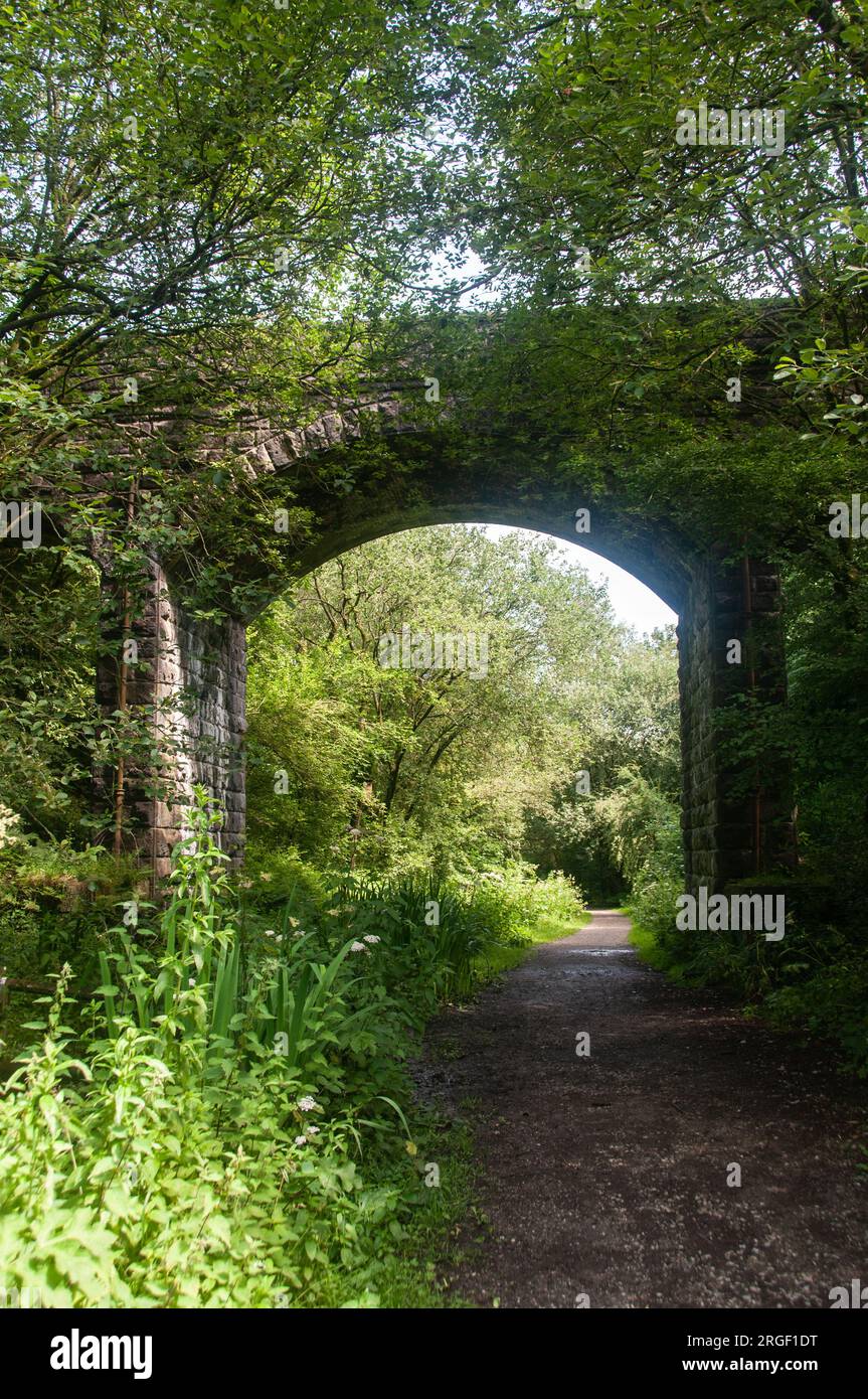 Around the UK - A section of Brinscall Railway Park, Lancashire Stock ...