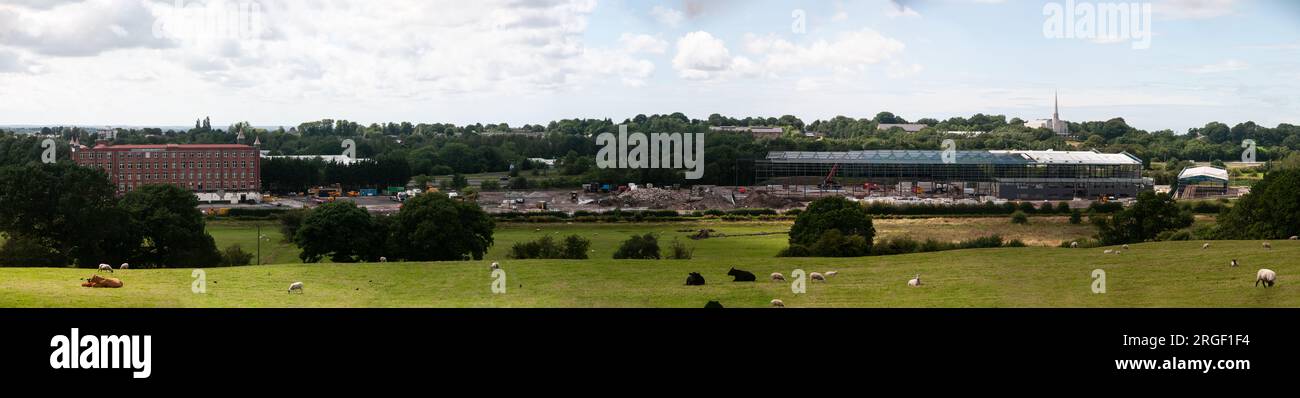 Around the UK - A large panoramic image showing the site of the ...