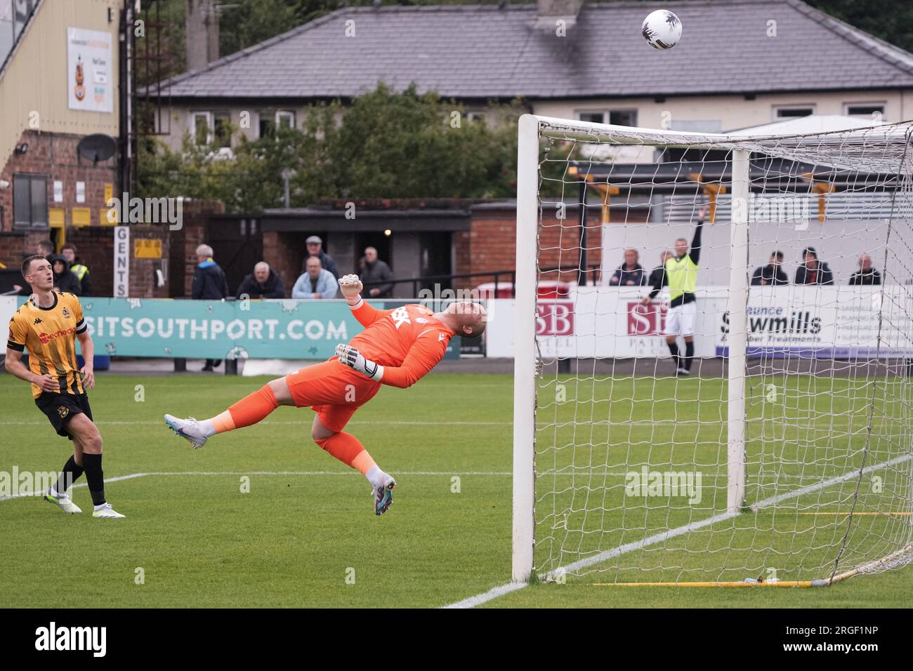 Southport v Warrington Town 5th August 2023 Big Help Stadium .Southport ...