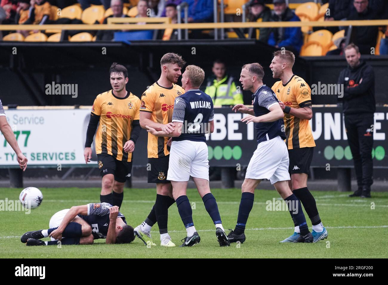 Southport v Warrington Town 5th August 2023 Big Help Stadium .Southport ...