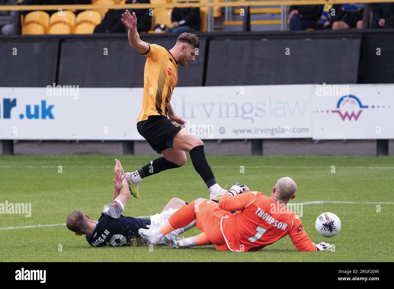 Southport v Warrington Town 5th August 2023 Big Help Stadium .Southport ...