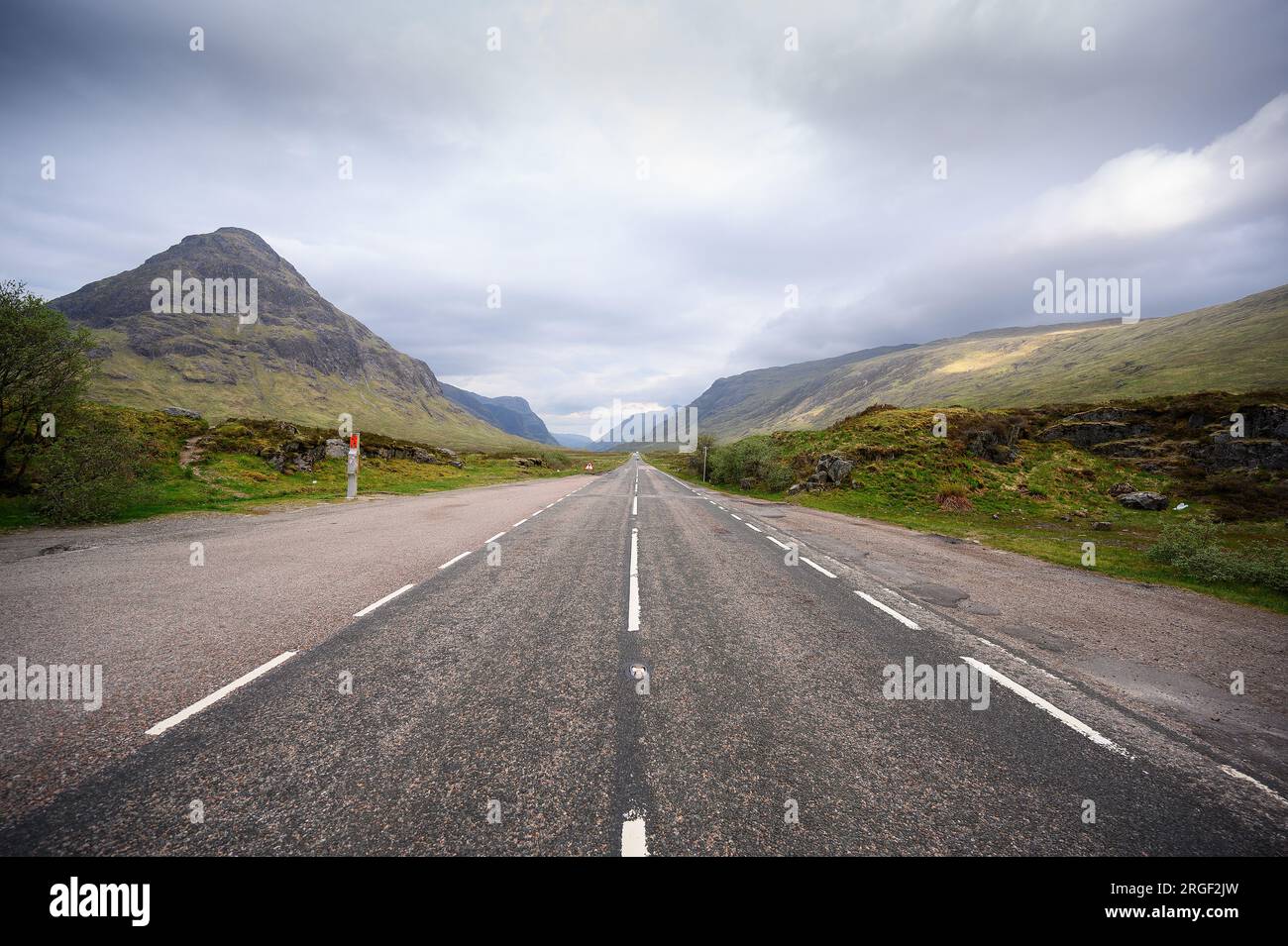 The Road through Glencoe Stock Photo - Alamy