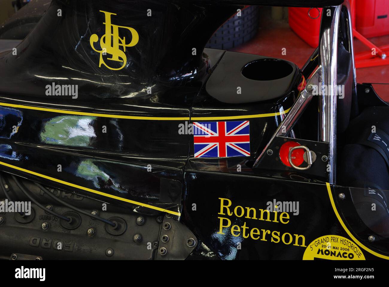 Mugello Circuit 1 April 2007: Detail of Historic Lotus 72D 1972 on ...