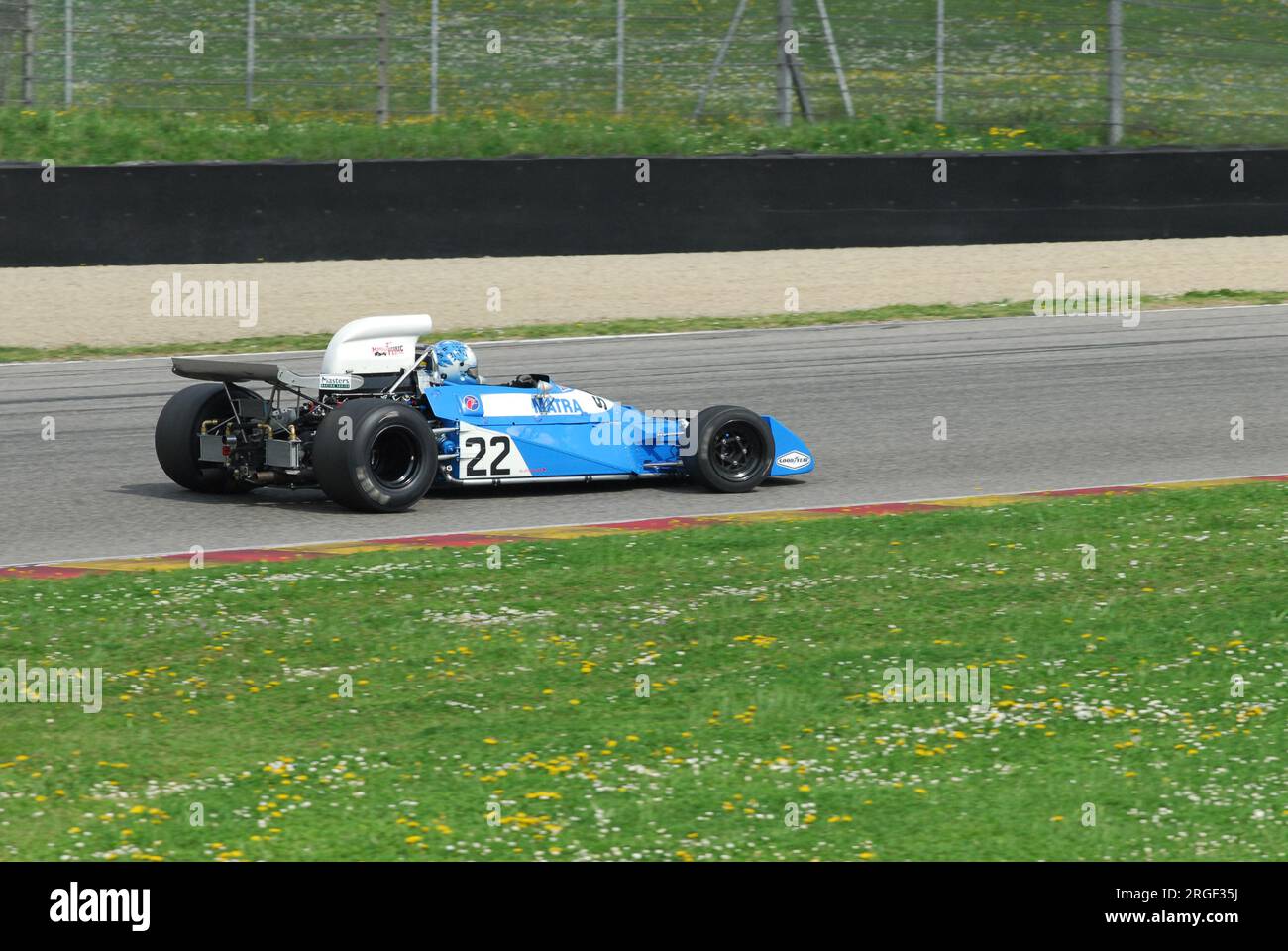 Mugello Circuit 1 April 2007: Unknown run with Historic Matra Simca ...