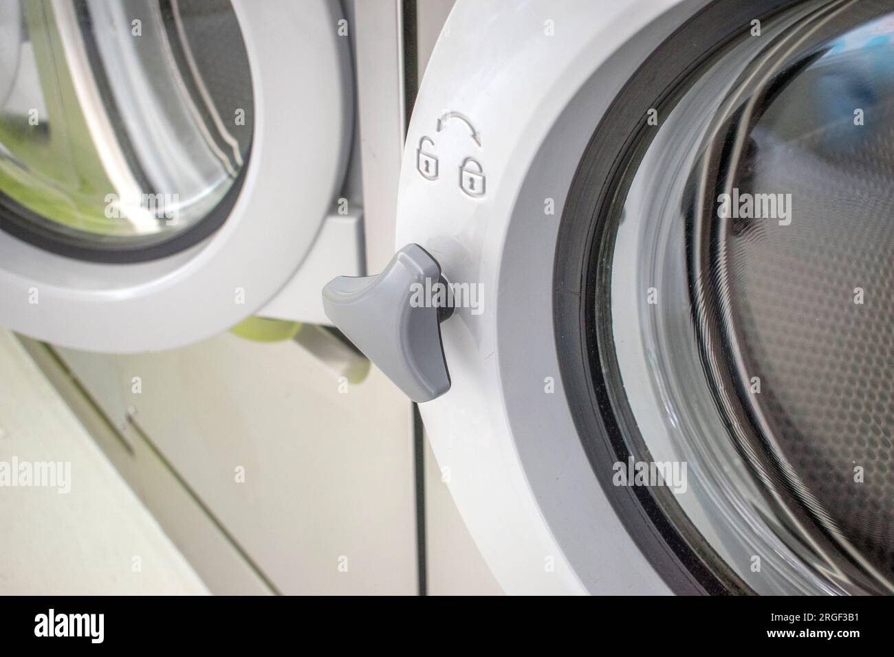 Laundromat Washing Machine: A stock photo that captures the essence of ...