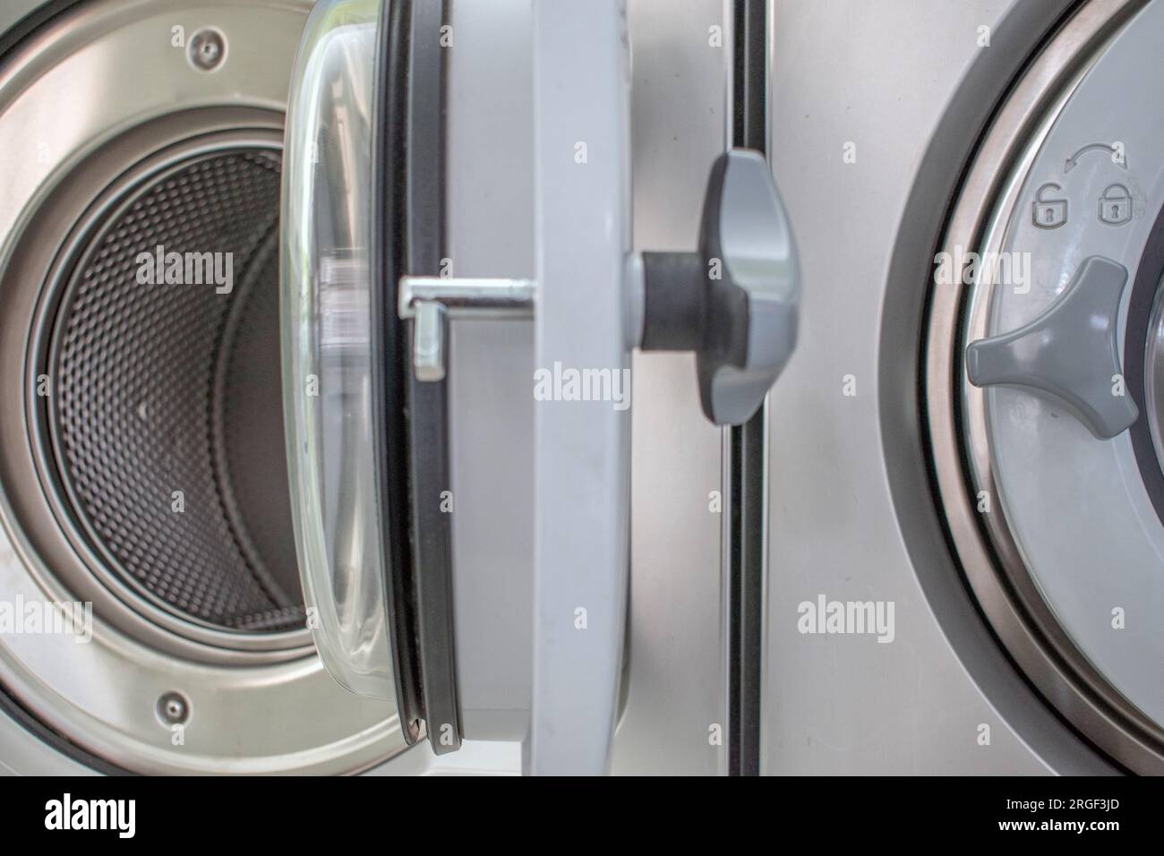 Laundromat Washing Machine: A stock photo that captures the essence of ...