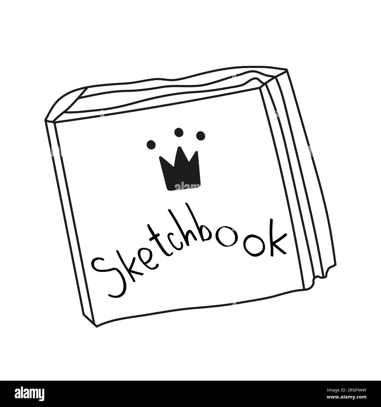 sketchbook illustration on a white background Stock Vector Image & Art ...
