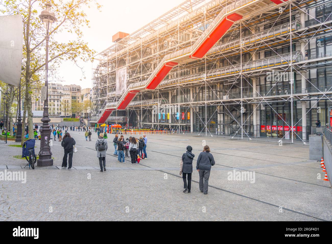 PARIS - APRIL 17, 2023: Centre of Georges Pompidou. View of modern ...