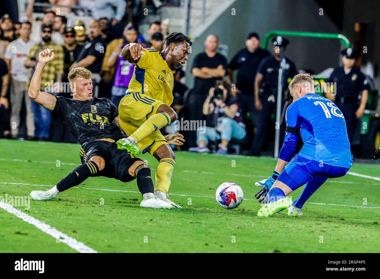 Los Angeles, United States. 08th Aug, 2023. Los Angeles FC's Mateusz ...