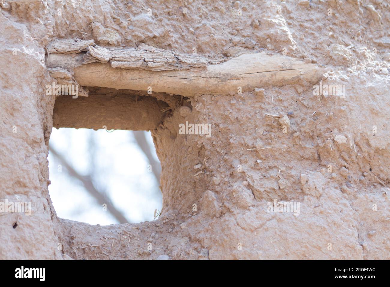 Ruins of ancient arab middle eastern old town built of mud bricks, old ...