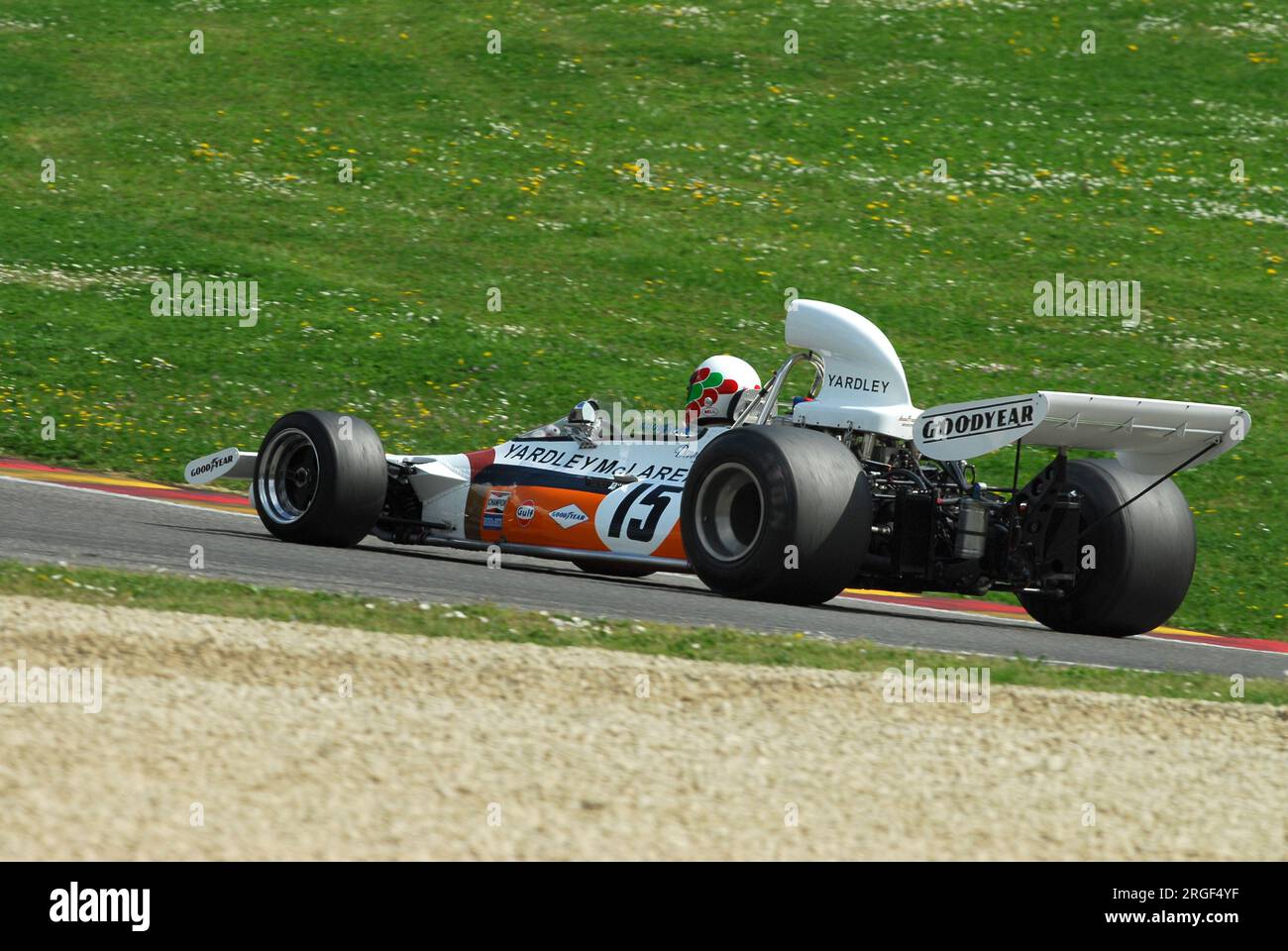 Mugello Circuit 1 April 2007: Classic F1 Car 1972 McLaren M19C ex Denny ...