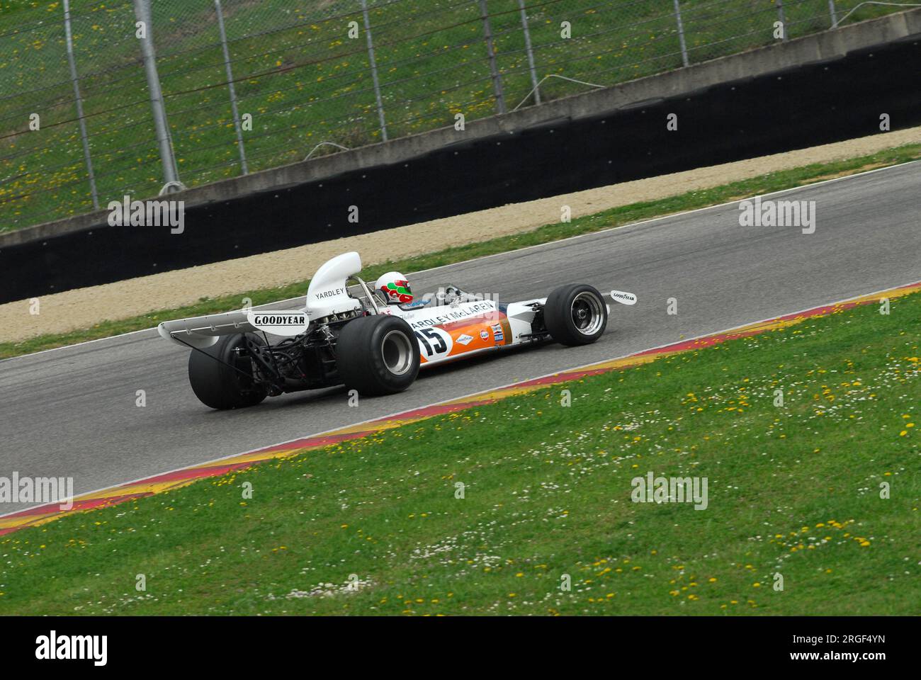 Mugello Circuit 1 April 2007: Classic F1 Car 1972 McLaren M19C ex Denny ...