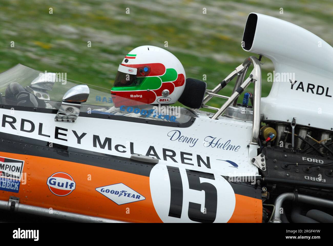 Mugello Circuit 1 April 2007: Classic F1 Car 1972 McLaren M19C ex Denny ...