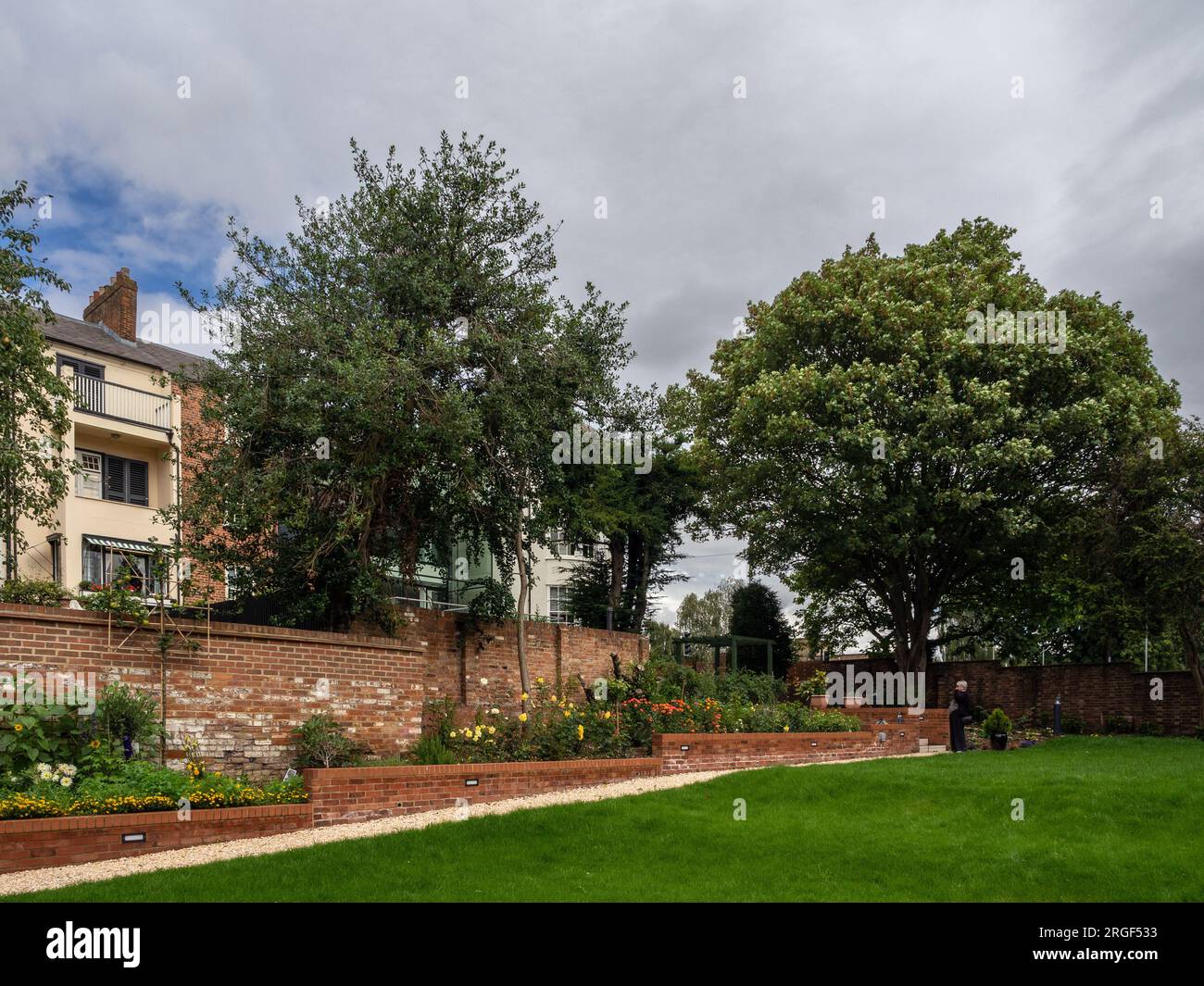 78 Derngate, the Charles Rennie Mackintosh House, Northampton, UK; view ...