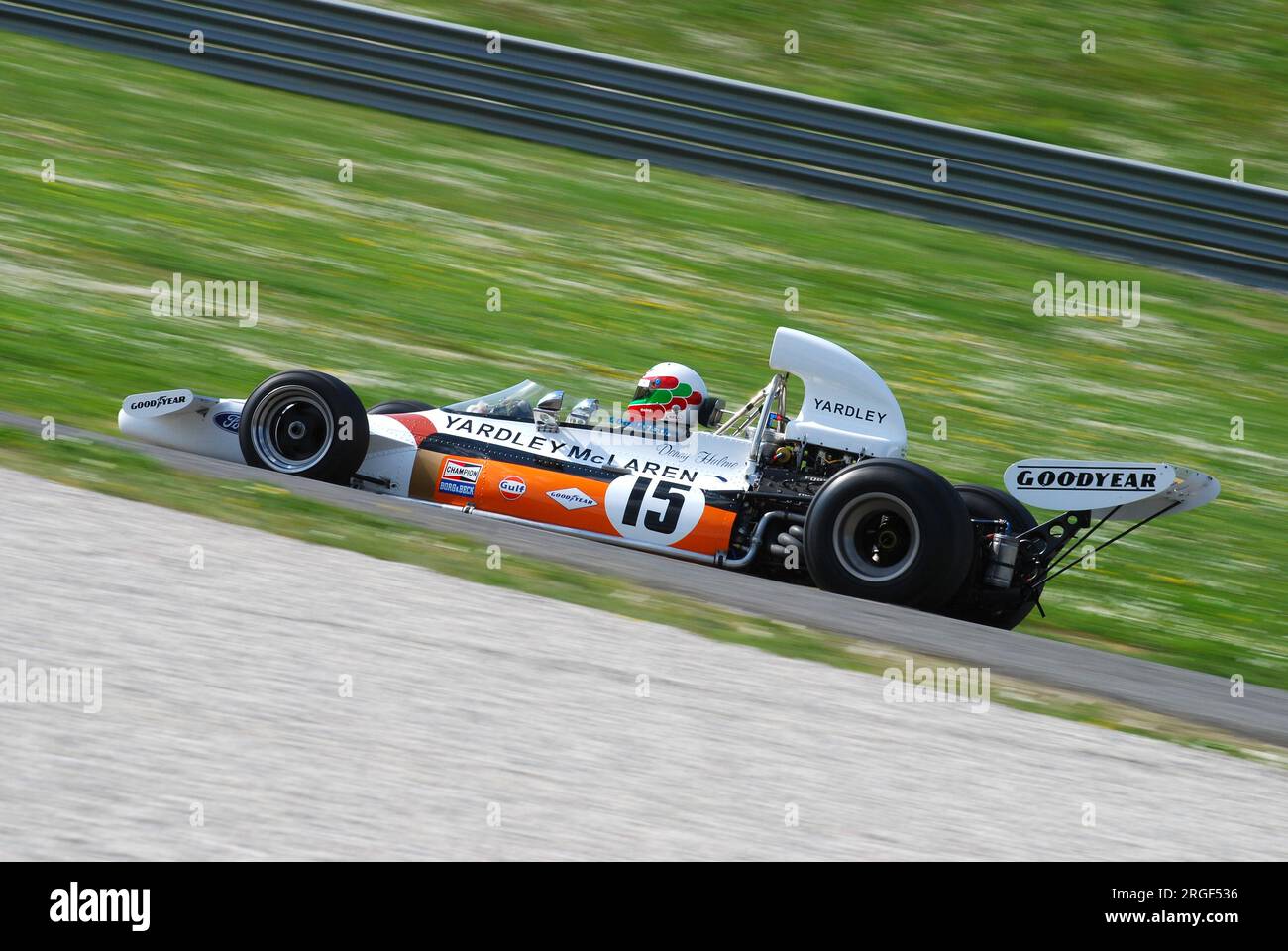Mugello Circuit 1 April 2007: Classic F1 Car 1972 McLaren M19C ex Denny ...