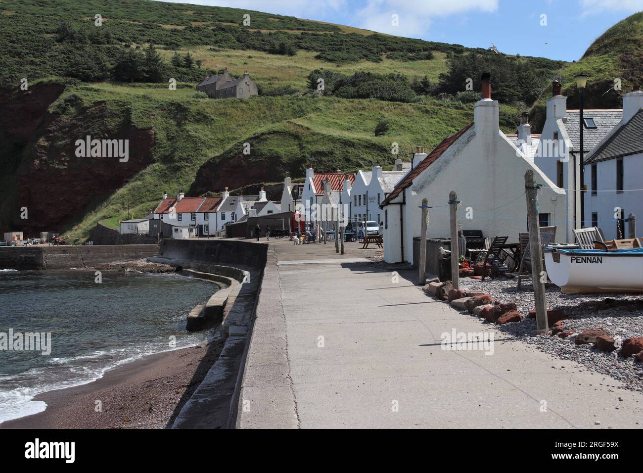 Pennan (Local Hero village), Aberdeenshire, Scotland Stock Photo - Alamy