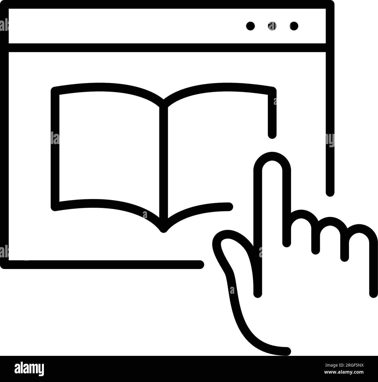 Finger touching book Black and White Stock Photos & Images - Alamy