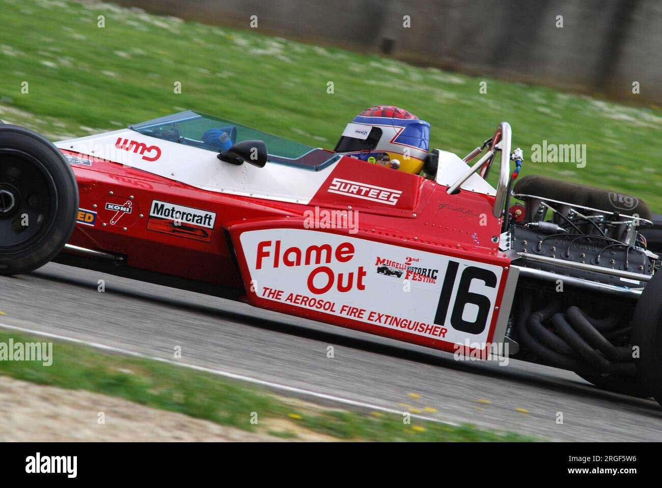 Mugello Circuit 1 April 2007: Unknown run on Classic F1 Car 1972-1973 ...