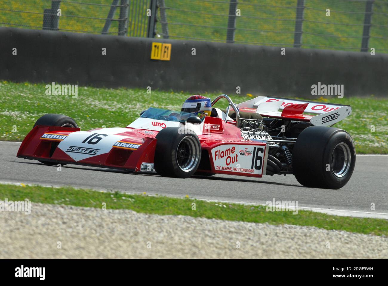 Mugello Circuit 1 April 2007: Unknown run on Classic F1 Car 1972-1973 ...