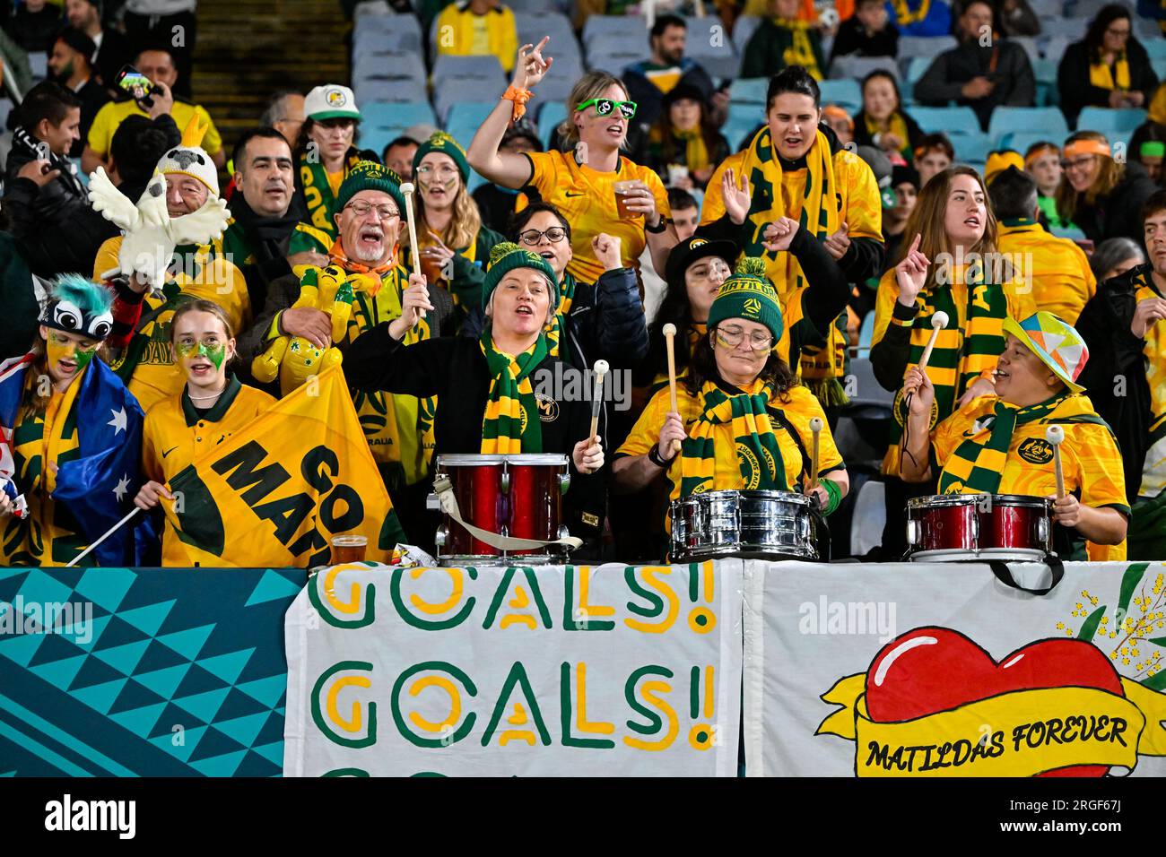 Sydney, NSW, Australia, Australian fans FIFA Women's World Cup 2023 ...