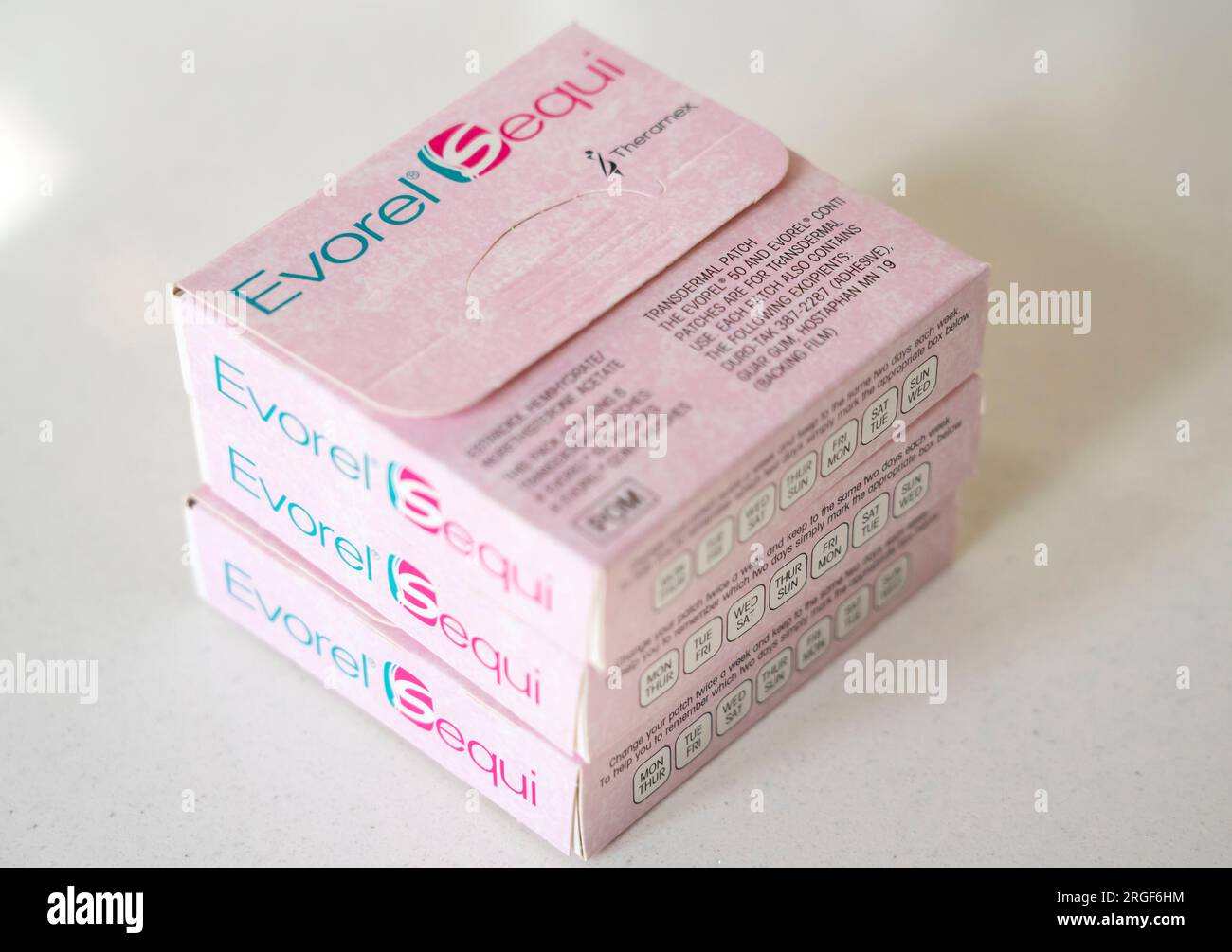 Evorel conti hrt patches hi-res stock photography and images - Alamy