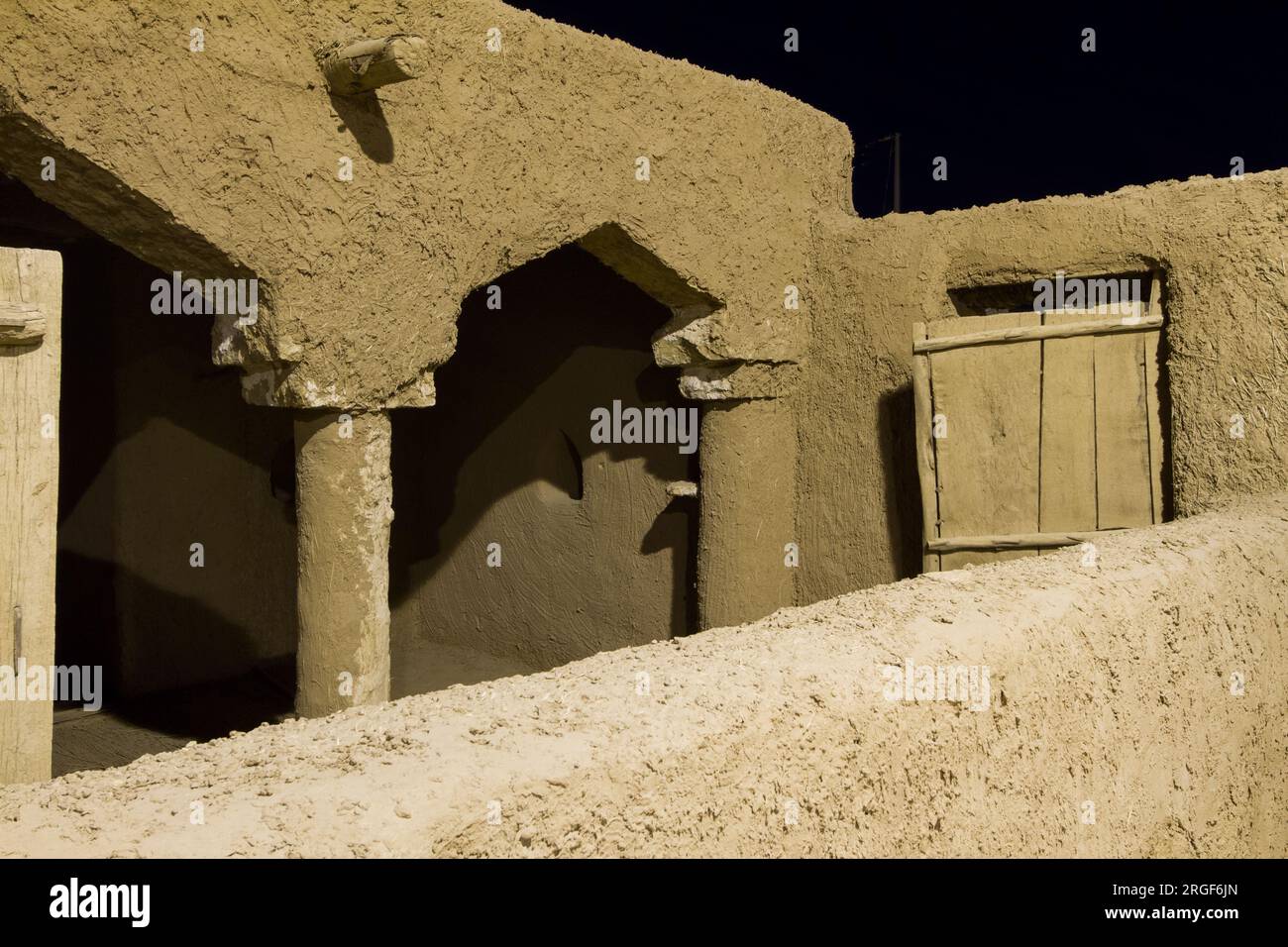 an archaeological mosque built of muds in riyadh in Saudi Arabia Stock ...