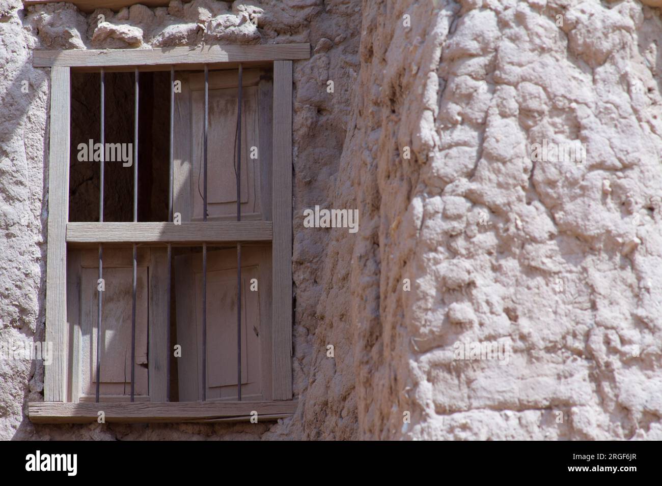 Ruins of ancient arab middle eastern old town built of mud bricks, old ...