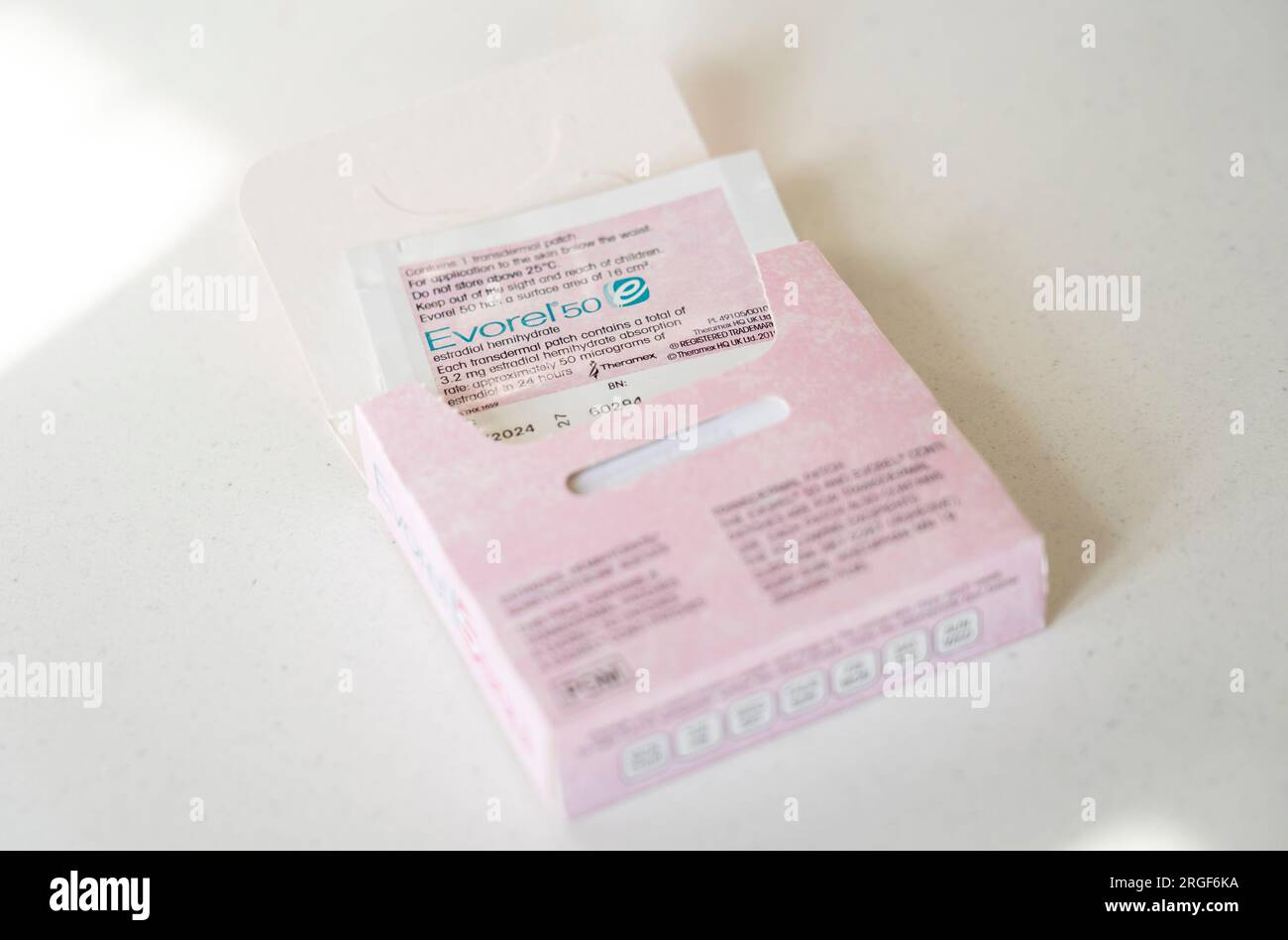 Evorel conti hrt patches hi-res stock photography and images - Alamy