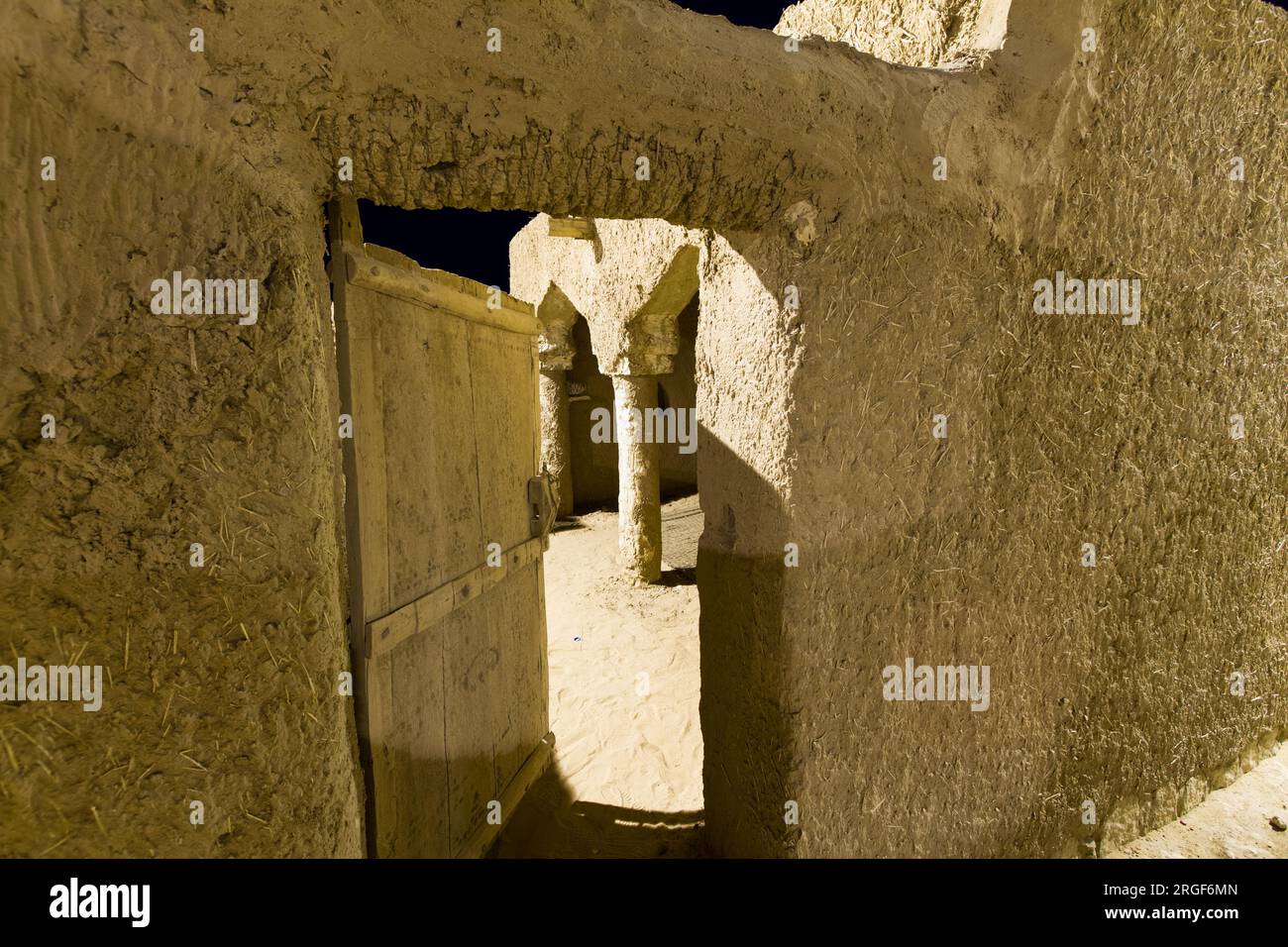 an archaeological mosque built of muds in riyadh in Saudi Arabia Stock ...