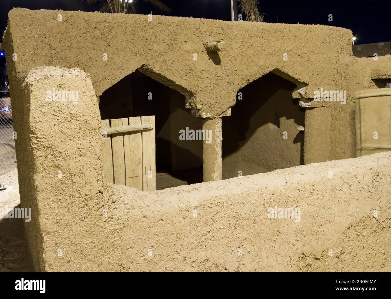 an archaeological mosque built of muds in riyadh in Saudi Arabia Stock ...