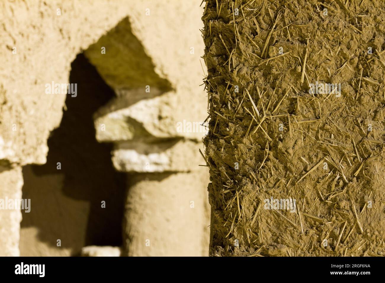 an archaeological mosque built of muds in riyadh in Saudi Arabia Stock ...