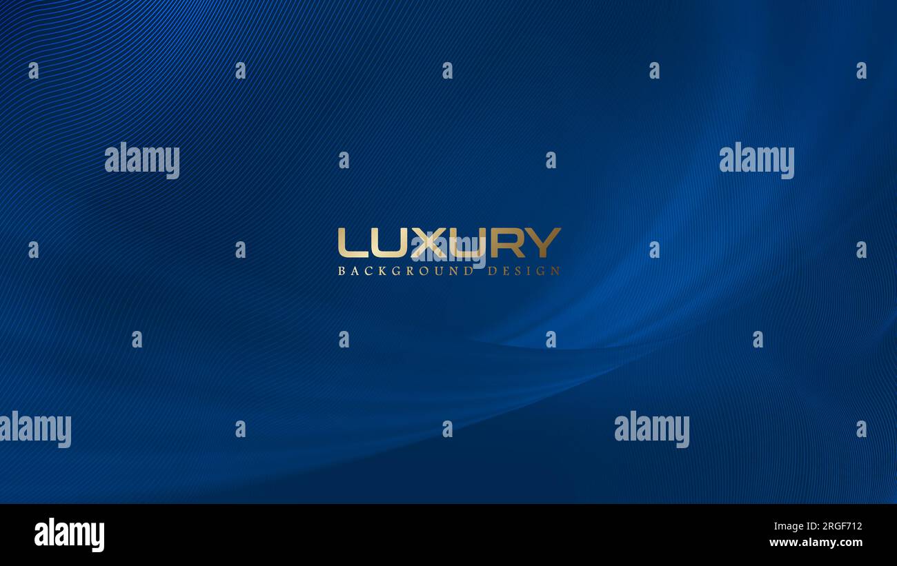 Luxury blue abstract background design with diagonal line flow pattern ...