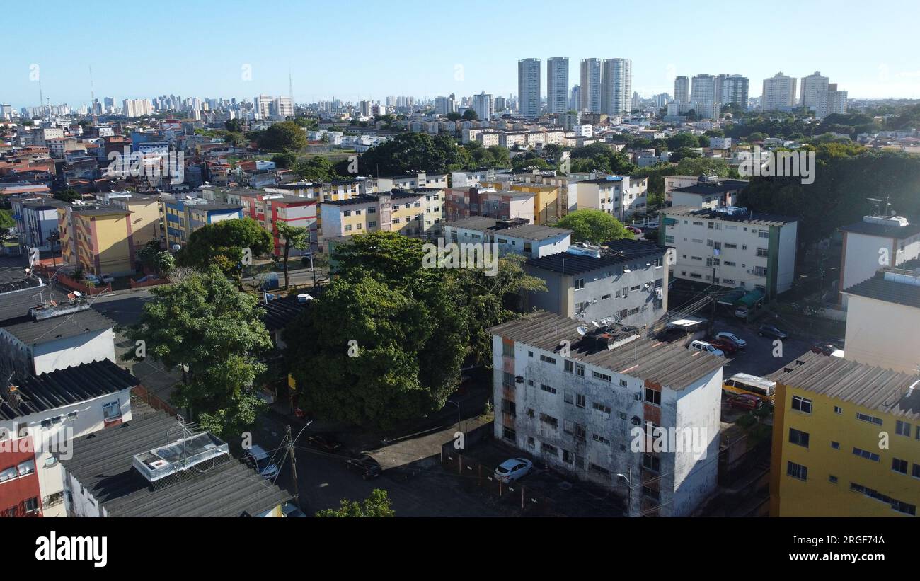 salvador, bahia, brazil - july 8, 2023: housing development for middle ...