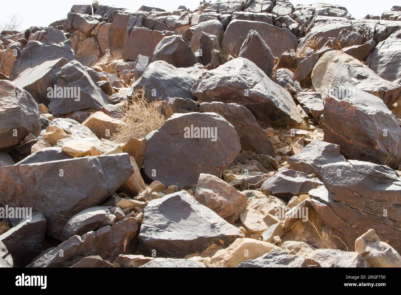 mountains and hills in a town near riyadh in Saudi Arabia Stock Photo ...
