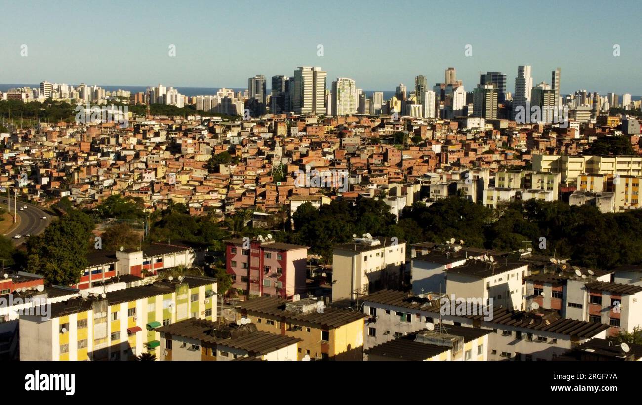 salvador, bahia, brazil - july 8, 2023: housing development for middle ...