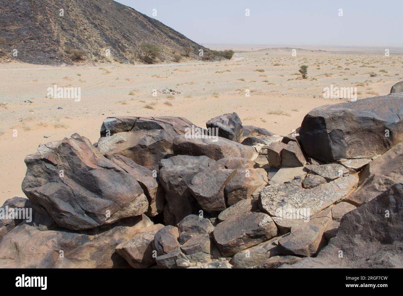 mountains and hills in a town near riyadh in Saudi Arabia Stock Photo ...