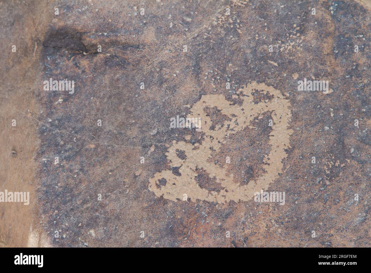 Graffiti Rock on stones in mardama mountains in town near riyadh ...
