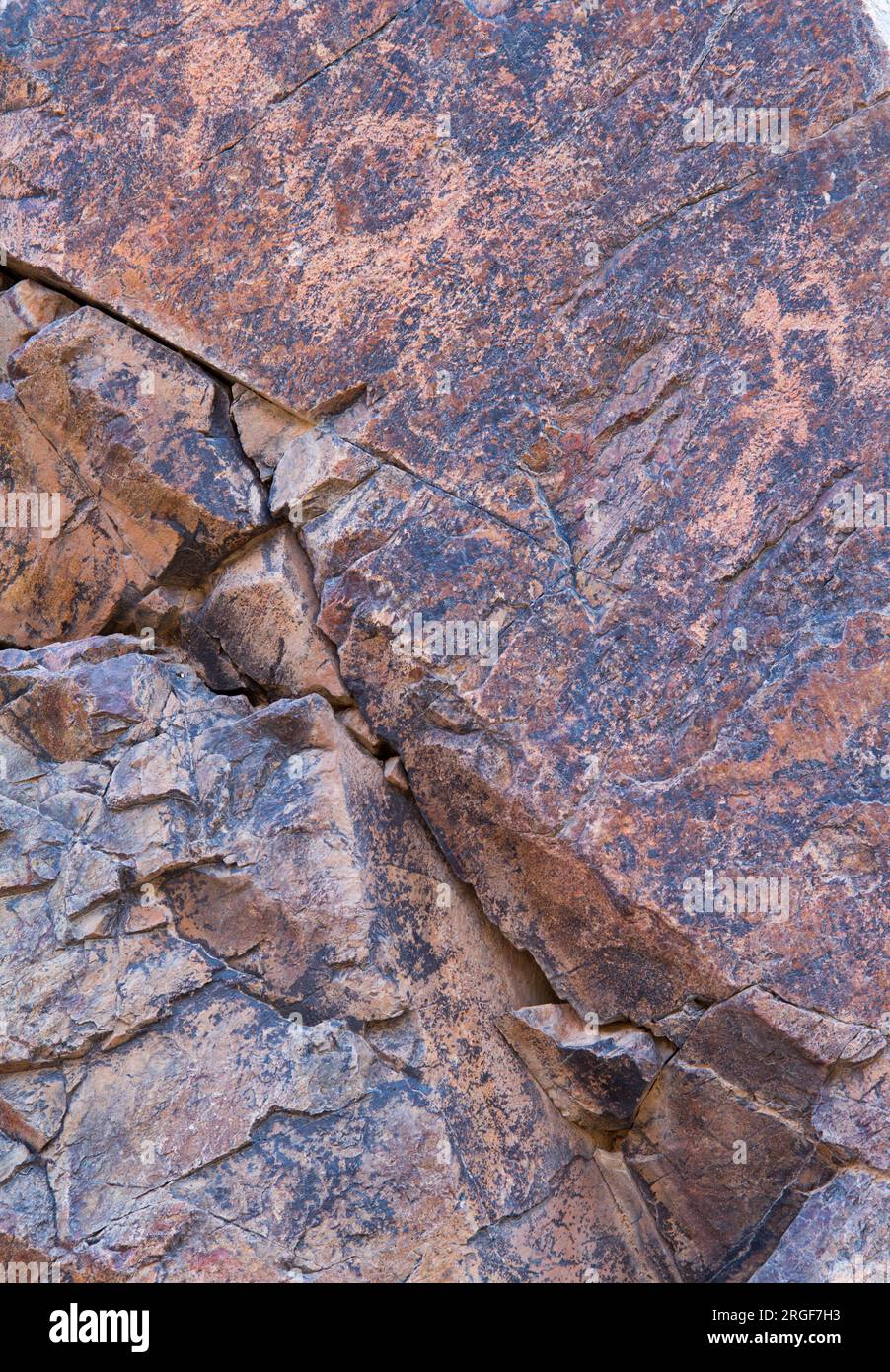 Graffiti Rock on stones in mardama mountains in town near riyadh ...